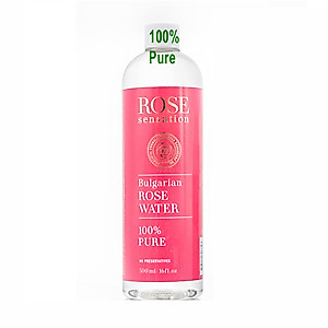 Rose Sensation Rose Water 100% Natural Anti-Aging Tonner for All Skin Types Wholesale Size of 16 Fl Oz / 500 ml
