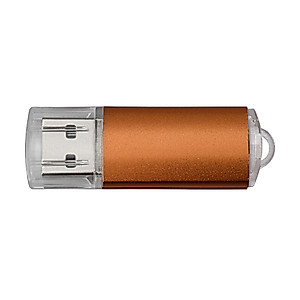 10PCS 2.0/3.0 USB Flash Drive Pen Drive Memory Stick Thumb Stick Pen Black (2.0/4GB, Orange)