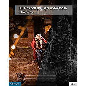 eufy security S200 Outdoor Cam, All-in-One Outdoor Security Camera with 1080p Resolution, Spotlight, Color Night Vision, No Monthly Fees, Wired Camera, Security Camera Outdoor, IP67 Weatherproof