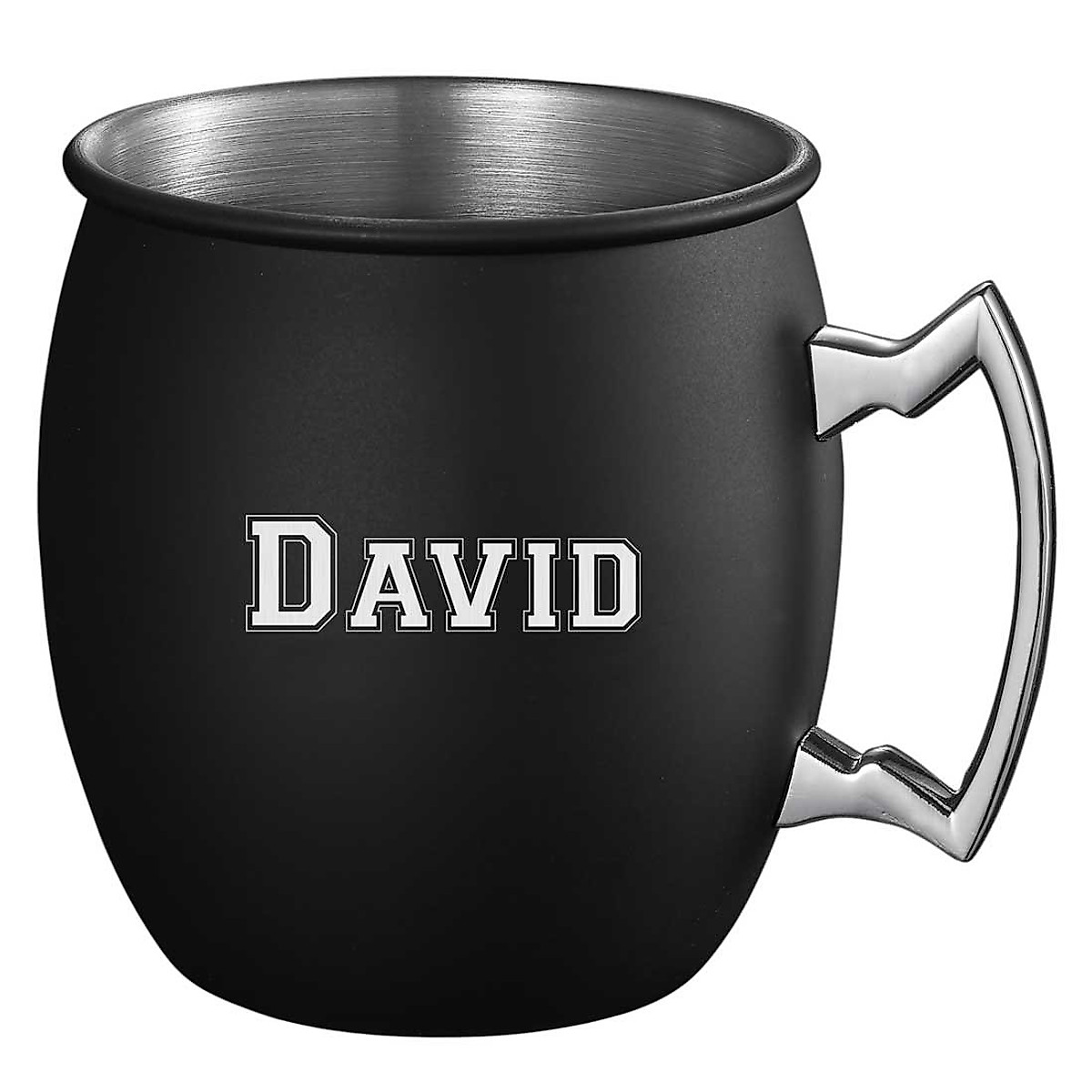 Visol Personalized 16 oz Kremlin Matte Black Finish Moscow Mule Mug - Free Engraving (Text)