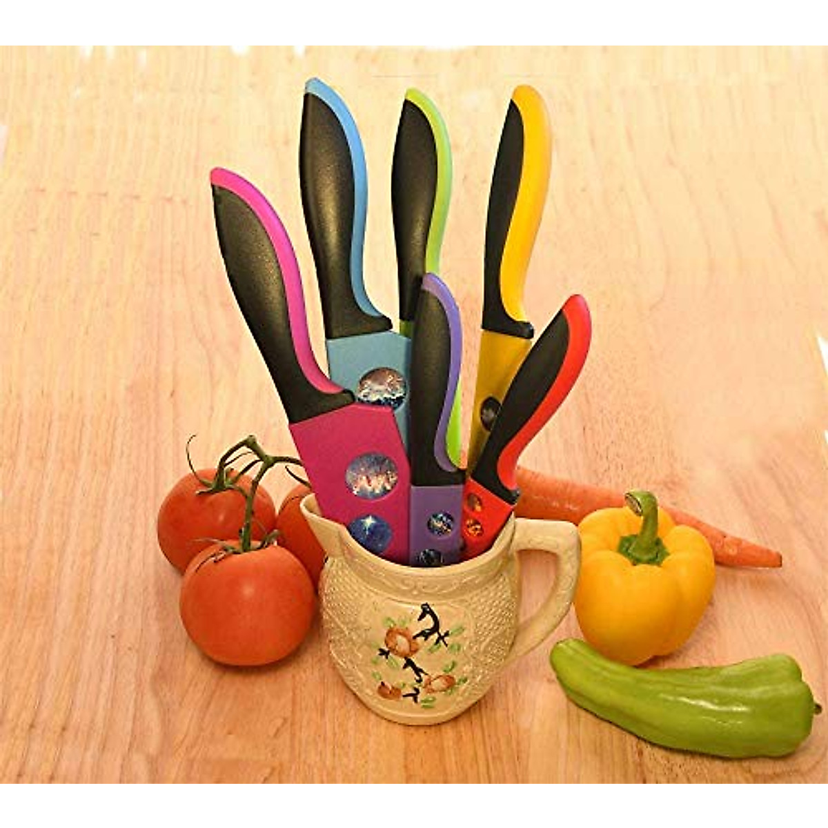 Chef’s Vision Blade Keepers Protective Knife Covers for the Cosmos Series Knives - Knives Not Included - Color Blade Cover Sheaths for Kitchen Knives - Blade Guards to Protect your Cosmos Knives