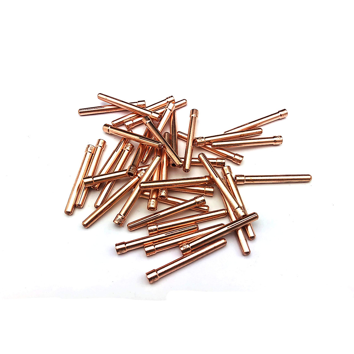 KINGQ 10-pk Collet 10N25 (1/8") for TIG Welding Torch 17, 18 and 26 Series in Lincoln Miller ESAB Weldcraft CK Everlast