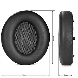 Q45 Earpads - defean Replacement Ear Pads Cover Cushions Compatible with Anker Space Q45 Adaptive Active Noise Cancelling Headphones (Black)