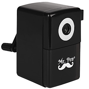 Mr. Pen- Manual Pencil Sharpener, Pencil Sharpener, Desk Pencil Sharpener, Pencil Sharpener for Colored Pencils, Pencil Sharpener Manual, Pencil Sharpener for Kids, Pencil Sharpener Handheld.