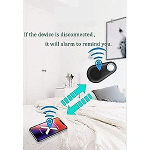 KUTTXRAS Smart Key Finder Pet Tracker Wireless Anti Lost Alarm Sensor Bidirectional Positioning for Kids，Forgetful and Old People-4 Pack with Detailed Instructions for Use