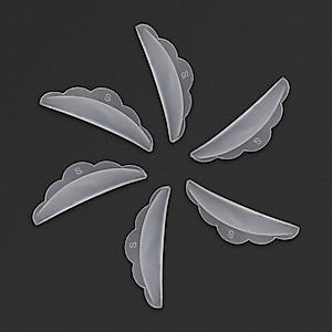 Libeauty Lash Lift Rods, Lash Lift Pads, 6 Pcs SSS Reusable Eyelash Perming Curler Shield Pads, with Premium PU Storage Case for Perfect Lash Lifting