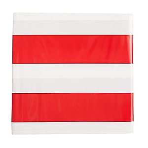 3 Pack American Flag Plastic Table Covers for Independence Day, Patriotic 4th of July Party Decorations (54 x 108 In)