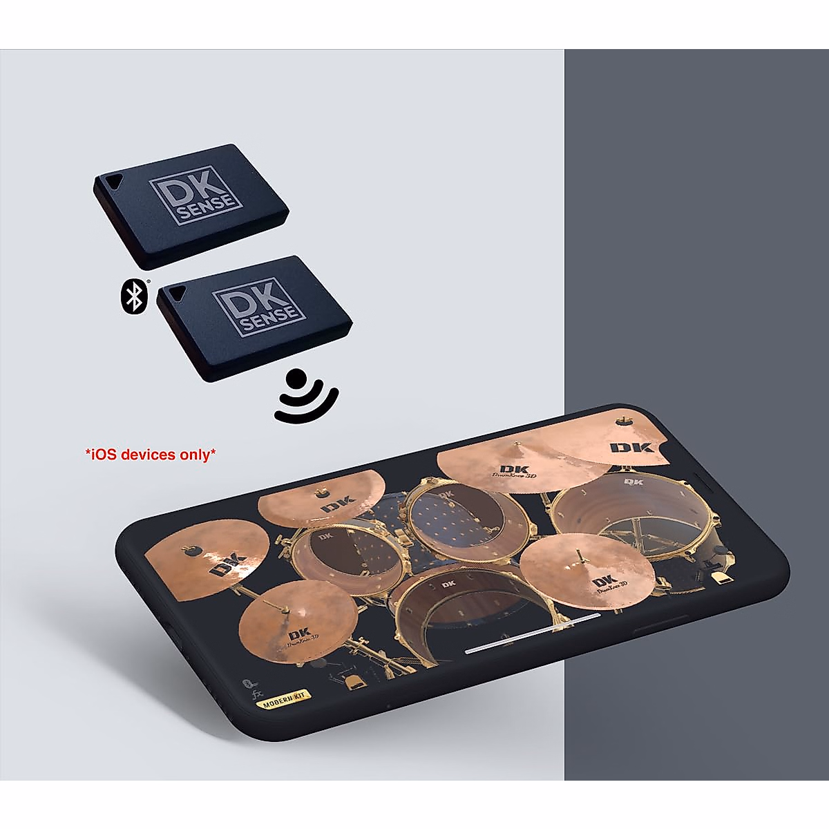 DK Sense Kit for the DrumKnee 3D app (iOS only)