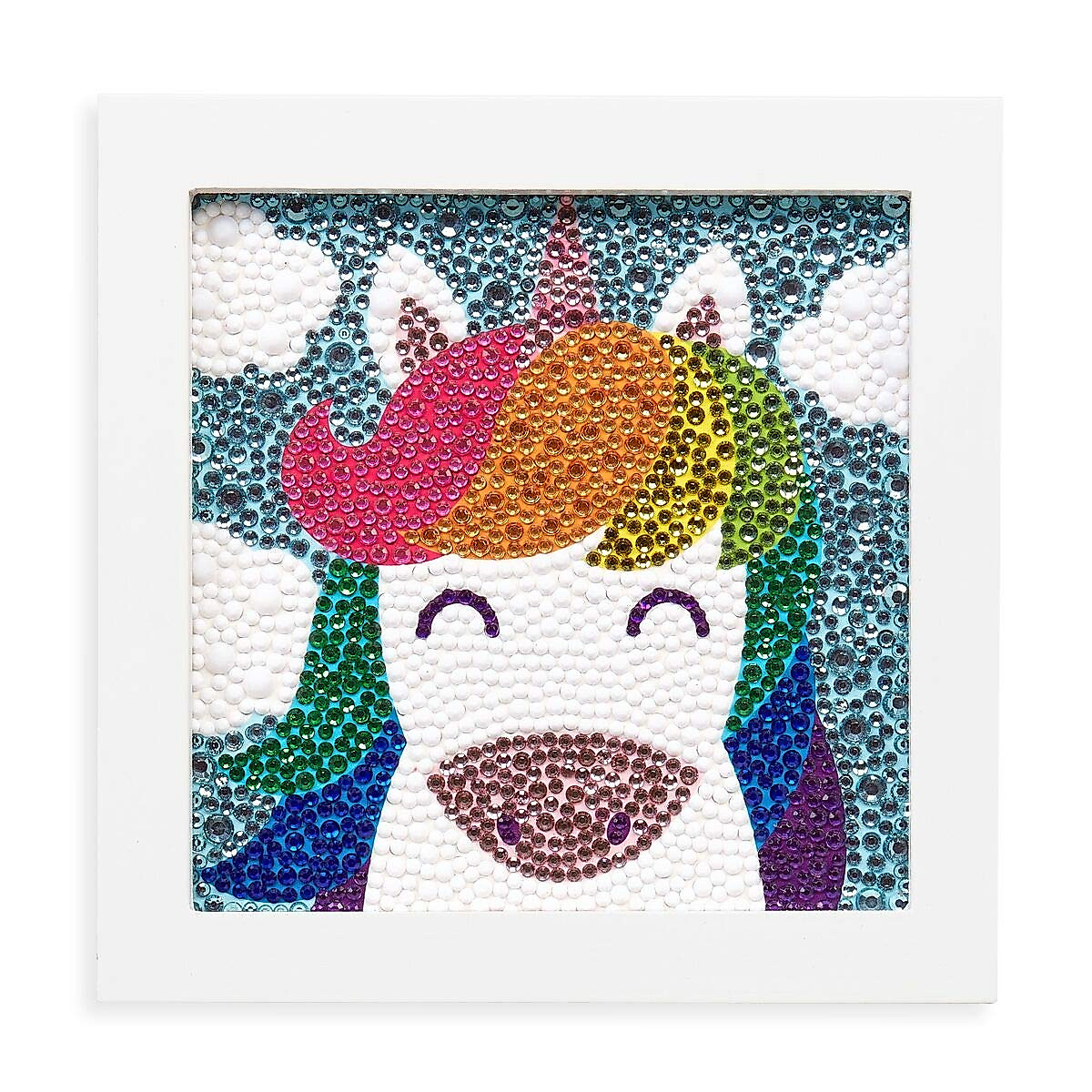 Ooly, Razzle Dazzle DIY Gem Art Kit for Kids, School, Art Projects, Diamond Painting, Rhinestone Craft Mosaic - Unique Unicorn