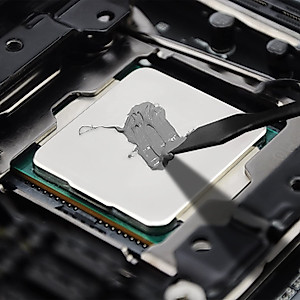 Thermal Grizzly Kryonaut CPU Thermal Paste - High Performance PC Thermal Paste Kit for Cooling All Processors, Graphics Cards and Heat Sinks in Computers and Consoles - Thermal Grease 1g Combo