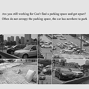 Parking Lock,Parking Barriers Parking Lock,Thick Stainless Steel Type a Triangular Parking Lock Locked Car Parking Spaces Lock Occupying Integrally Molded Crash,55 X 8 X 35Cm Bollard