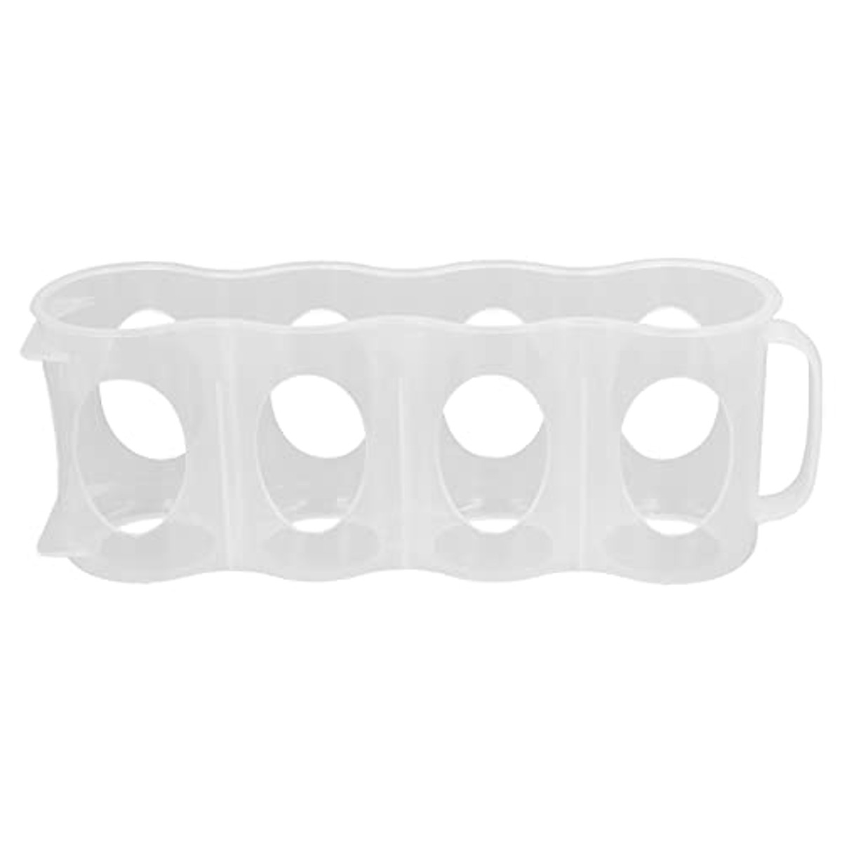 Can Storage Box, Transparent Drink Organizer Reusable Can Drink Storage Holder Organizer with Handle Space Saving for Refrigerator Cabinets