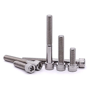 5/16-18 x 3/4" Socket Head Cap Screws, 304 Stainless Steel 18-8, Allen Hex Drive, Coarse Thread UNC, 12 PCS