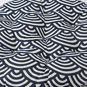Muellery Home Decor Seat Cushion Chair Cushion Pad Round Home School Navy TPYU107628