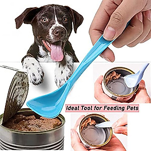 WAFJAMF Silicone Pet Can Covers,Dog Cat Food Can Lids and Spoons,Universal BPA Free,Fit Multiple Sizes Dishwasher Safe-3Pack