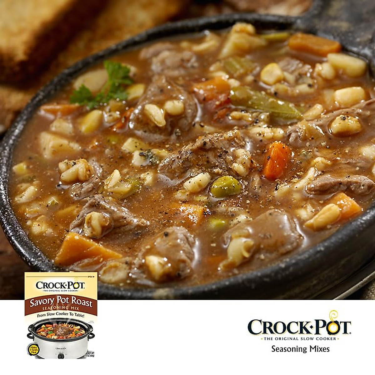 Crock-Pot Savory Pot Roast Seasoning Mix, 1.5 Ounce (Pack of 12)