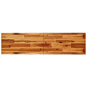 loibinfen Wood Live Edge Console Table, Narrow Entryway Foyer Table, Rustic Hallway Accent Table for Living Room, Entrance, 6.7"x15.7"x31.5" Solid Wood Acacia