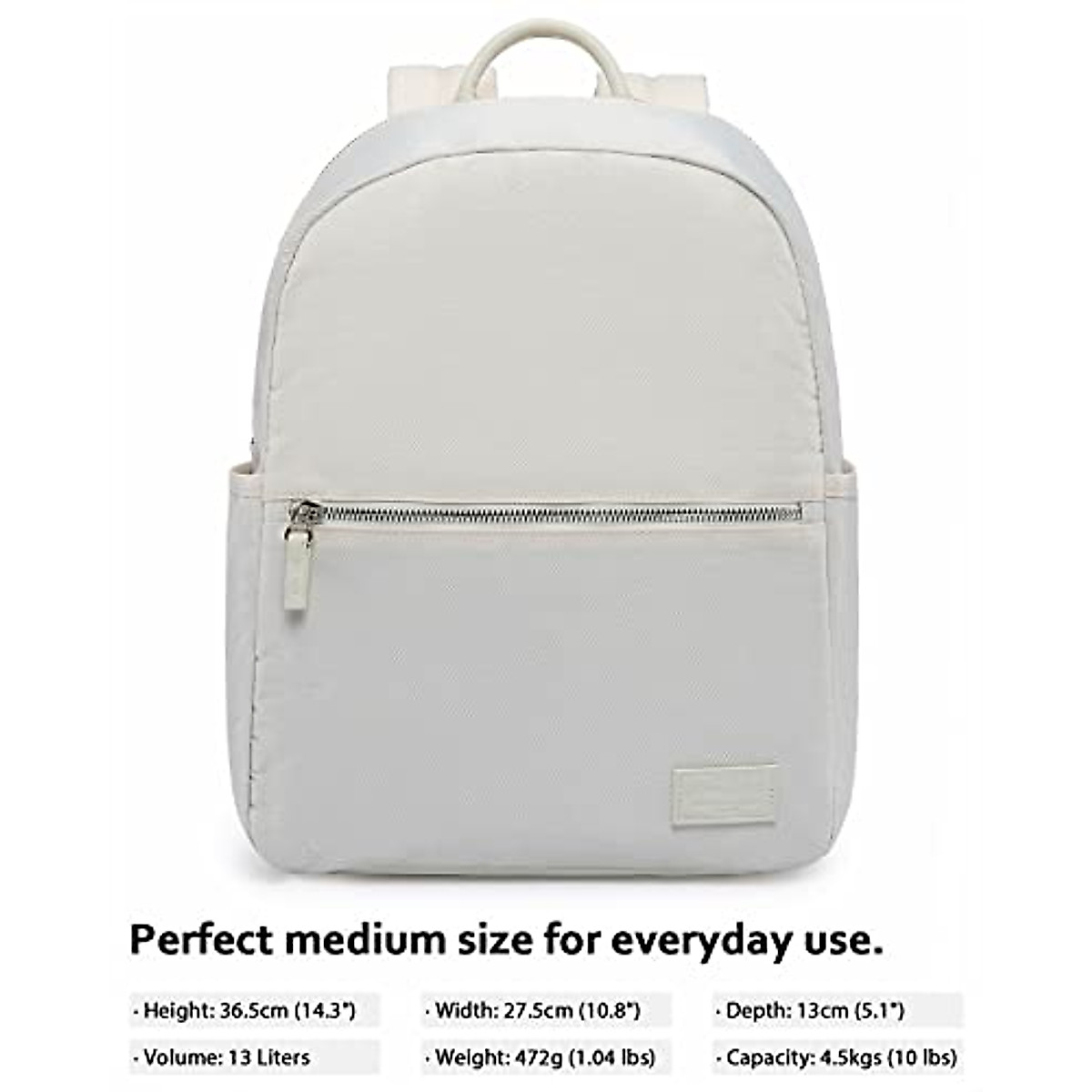 HotStyle OLETHA Backpack Purse for Women, Beige White