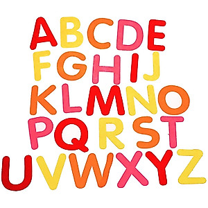 BLUECELL BCP Random Color Set A to Z Lowercase Letters Alphabet Felt Letters + Set A to Z Uppercase Letters Felt Letters