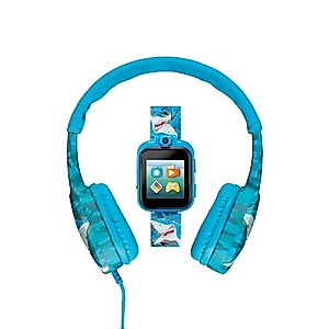 PlayZoom 2 Kids Smartwatch & Headphones - Video Camera Selfies STEM Learning Educational Fun Games, MP3 Music Player Audio Books Touch Screen Sports Digital Watch Gift for Kids Toddlers Boys Girls