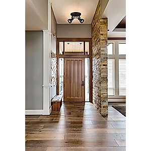 CANARM ICW622A02ORB10 LTD Polo 2 Light Ceiling/Wall, Oil Rubbed Bronze with Adjustable Heads