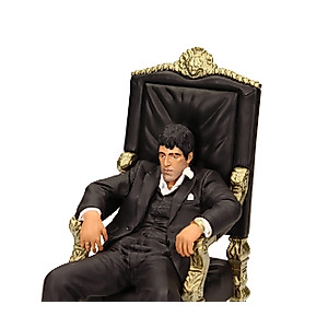 SD Toys Movie Icons Scarface: Tony Montana Throne 7" Figure