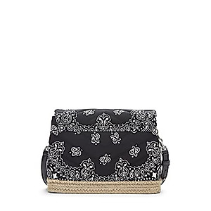 Yves Saint Laurent, Pre-Loved Black Bandana Canvas Loulou Toy, Black