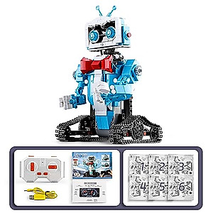 STEM Robot Building Toys for Kids Compatible with Lego Sets 3in1 Remote & APP Controlled Robot Building Kit Engineering Learning Educational Rechargeable Robot Toy Gifts for Boys Girls (726 Pcs)
