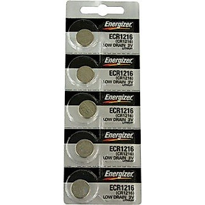 Energizer ECR1216 (CR1216) Coin Lithium Cell, On Tear Strip