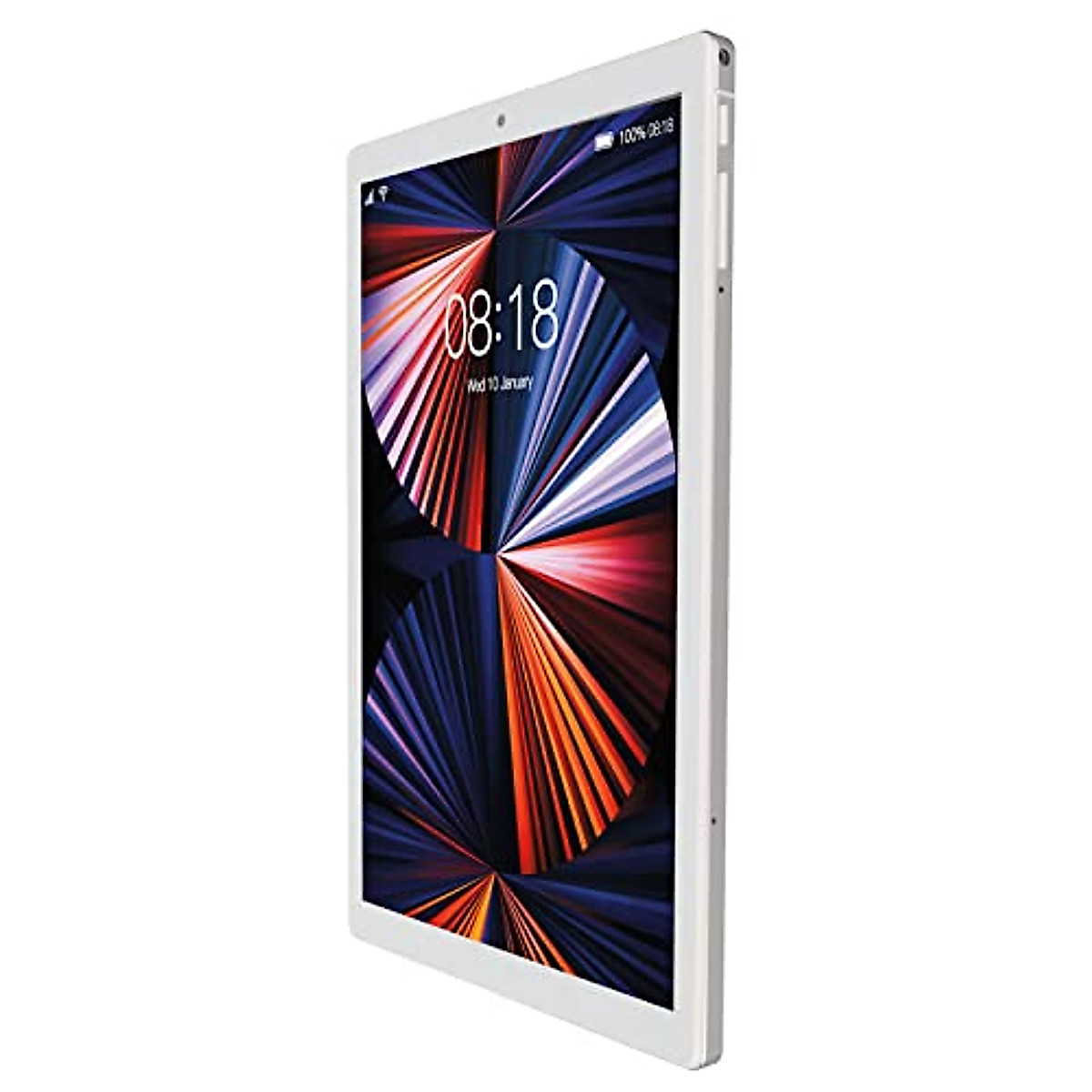 10 inch Tablet, 4GB RAM 64GB ROM 128GB Expandable Storage 1280 x 800 IPS HD Touch Screen Octa Core Tablet for Android 10.0, WiFi 2.4G/5G Dual Band Computer Tablet with Dual SIM Card Slots(Silver)