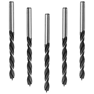 Bivethoi 5pcs 7mm Drill Bit Brad Point Drill Bits for Woodworking, Wood Drill Bits High Carbon Steel Drilling Tool, Metric Drill Bits for Softwood Hardwood Plywood Acrylic Plastic