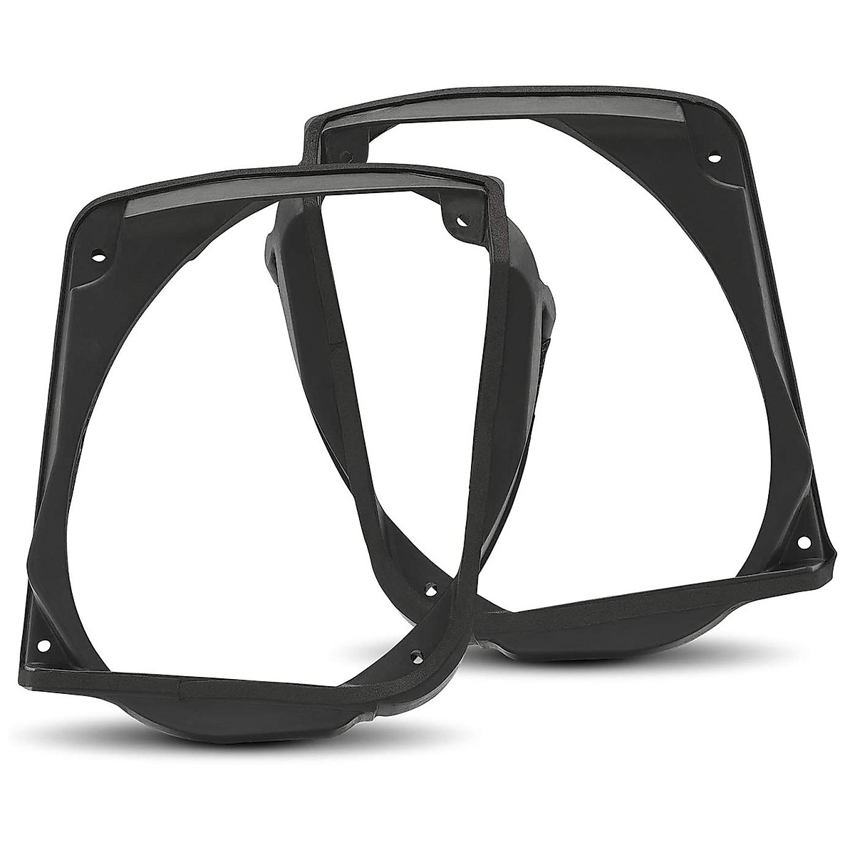 Rockford Fosgate TMS69BL9813 Power Harley Davidson Saddlebag Speaker Audio Kit with Harness and All Installation Hardware (1998-2013)