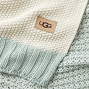 UGG - Margaux Throw Blanket - Soft Sweater Knitted Throw Blanket - 50" x 70" - Warm Accent Blanket for Couch or Bed - Cozy Home Décor - Clear Creek