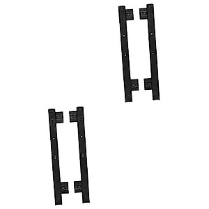 NOLITOY 2 Pairs Keyboard Rails Keyboard Tray Slide Office Keyboard Slide Drawer Rails Drawer Tray Heavy Duty Bearing Slides Keyboard Slide Out Tray Multi-Functional Keyboard Rail Computer