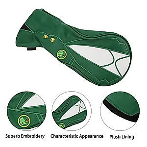 Club Covers Soft Head Covers Elastic Neckline Headcovers Waterproof Sunscreen Head Covers(3 Wood Pole Cover)
