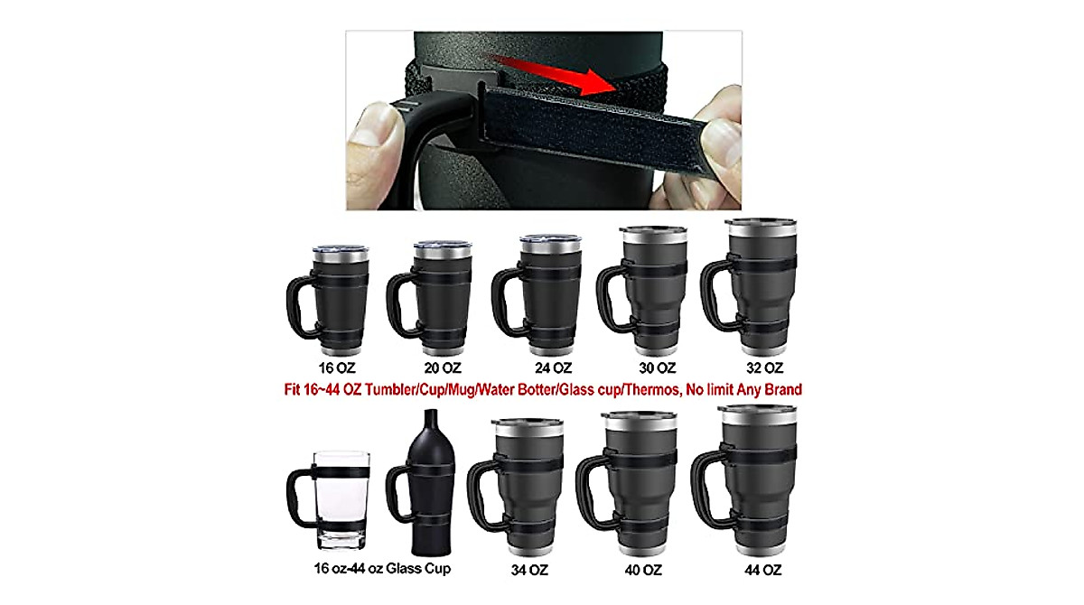Adjustable Tumbler Handle for 20-40 Oz Mugs