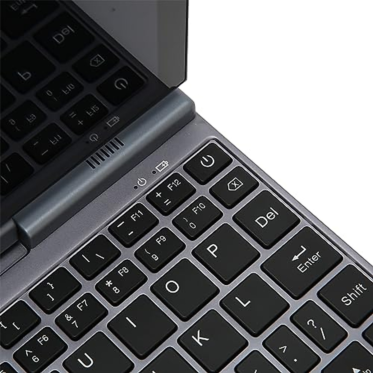 Jopwkuin Mini Laptop, Touch Screen Fast Charging 1.9MP Camera 8 Inch Laptop PC LPDDR5 12GB RAM with Stylus for Work for Windows 10 11 Supported (12GB+512GB US Plug 100‑240V)