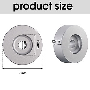 45 Record Adapter for Turntable RPM Record Player for 7 Inch Vinyl Record Players Turntables Solid Aluminum Dome (Silver)