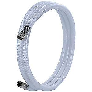 Certified Appliance Accessories Ice Maker Water Line, 2 Feet, Polyester-Reinforced PVC, White