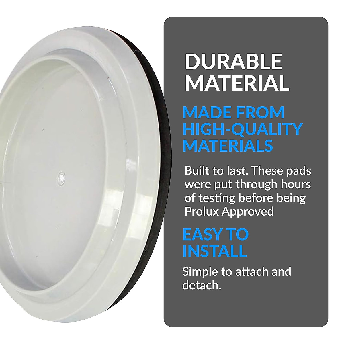 Prolux Core 2 New 15" Mopping Pads and Pad Holder, Durable Pads, Works 15" Core Model Only