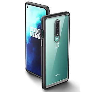 SUPCASE Unicorn Beetle Style Series Case Designed for OnePlus 8, Premium Hybrid Protective Clear Case (Black)