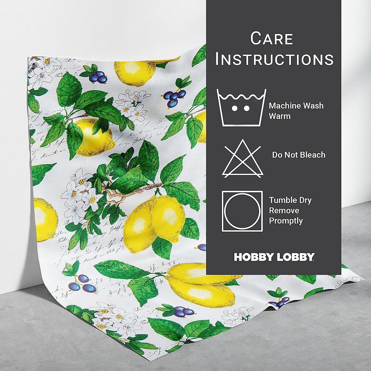 Lemon Cotton Calico Fabric (2 Yard) – Printed Sewing Fabric by The Yard – Lightweight Precut Fabric for Sewing Clothes, Homeware, & Other Accessories – DIY Craft Fabric