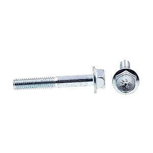 Prime-Line 9089411 Flange Bolts, Class 8.8 Metric, M6-1.0 X 40MM, Zinc Plated Steel (25 Pack)