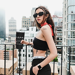 Yipaidel 20 OZ Tumbler for Nana - Insulated Travel Coffee Mug with Lid, Rainbow Nana Gifts from Grandkids, Birthday & Christmas Gifts for Grandma, Personalized Grandma Mug