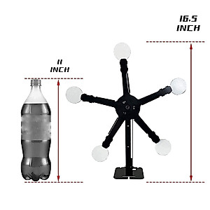 Atflbox Resetting and Rotate The Metal Shooting Target for Airsoft BB Guns,Star and Tree