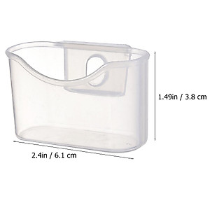 DECHOUS 4Pcs Fridge Space Allocator Refrigerator Door Storage Organizer Hanging Box Cases Refrigerator Plastic Drawer Organizer Cases