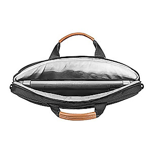 tomtoc 360 Protective Laptop Shoulder Bag for The New Razer Blade Pro 17, HP Envy Laptop 17 Inch, Dell Inspiron 17 3000 Laptop, ASUS ROG Zephyrus S 17.3 Inch, Notebook Bag with Accessory Pocket