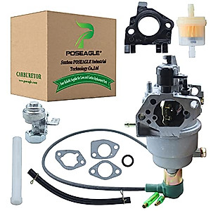 POSEAGLE P54804 Carburetor with P54392 Fuel Cock for WEN 56551 5500 Watt, WEN 56682 7000 Watt, WEN 56877 9000 Watt Generators