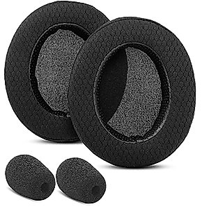 YunYiYi Replacement Upgrade Earpad Cups Cushions Compatible with Cooler Master MH630 MH650 MH670 Headset Memory Foam (Protein Leather 1)