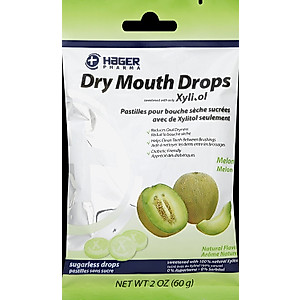 Miradent Dry Mouth Drops Melon 2 Oz